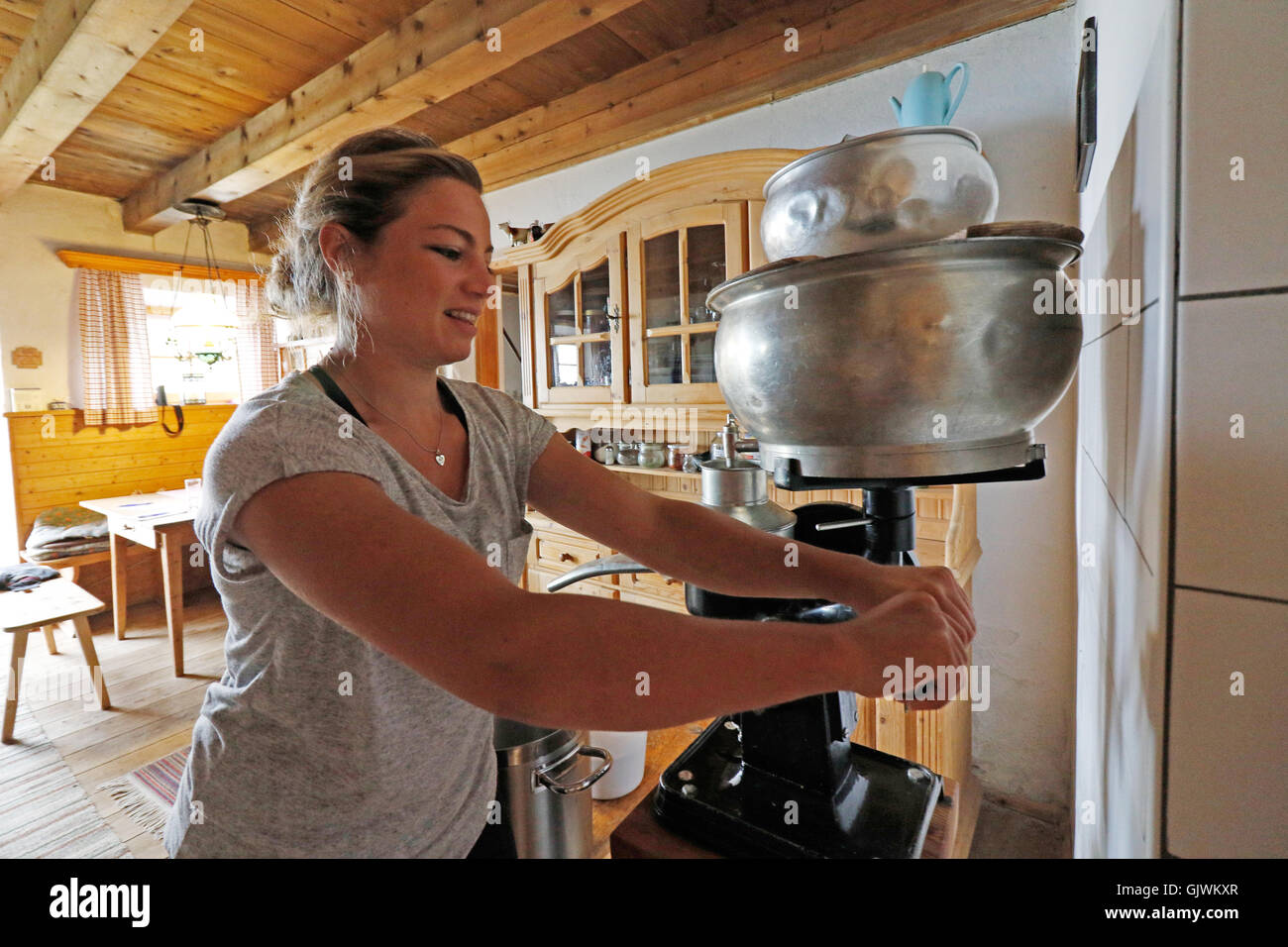 Brannenburg, Germany. 21st July, 2016. Maria Vogt, photographed in her ...