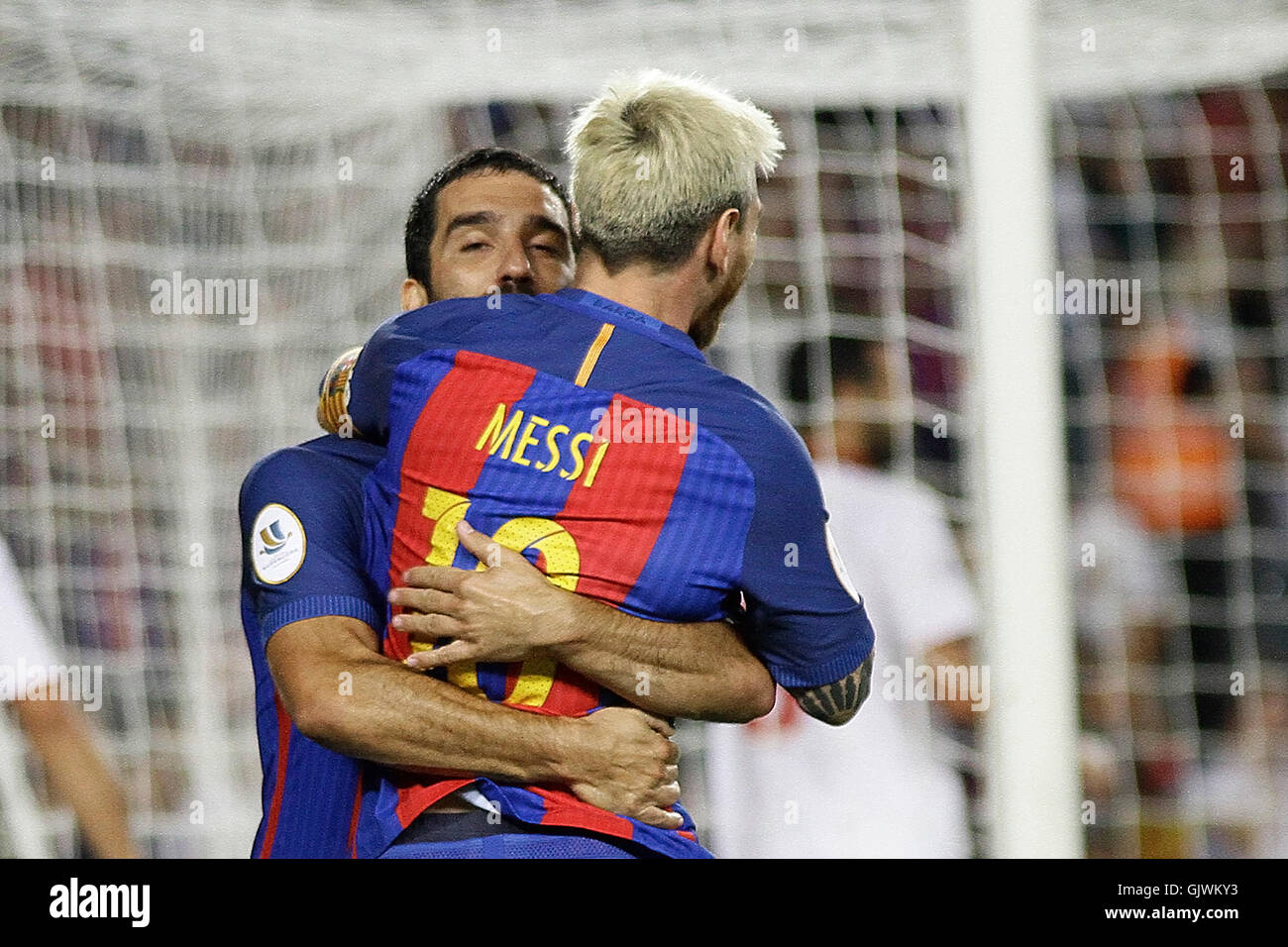Nou Camp, Barcelona, Spain. 17th Aug, 2016. Spanish Super Cup football ...