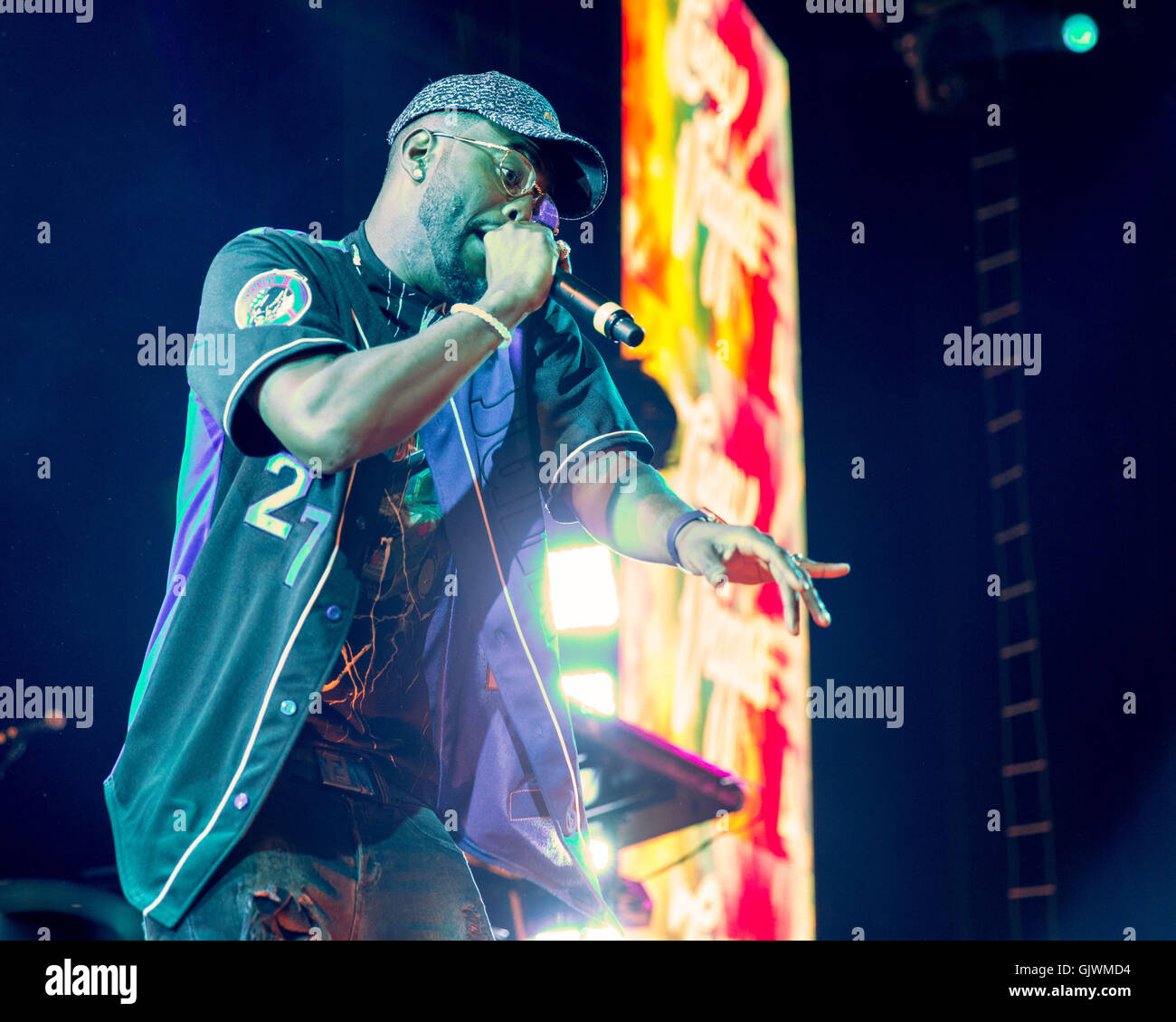 Tinley Park, Illinois, USA. 16th Aug, 2016. Rapper CASEY VEGGIES (aka ...