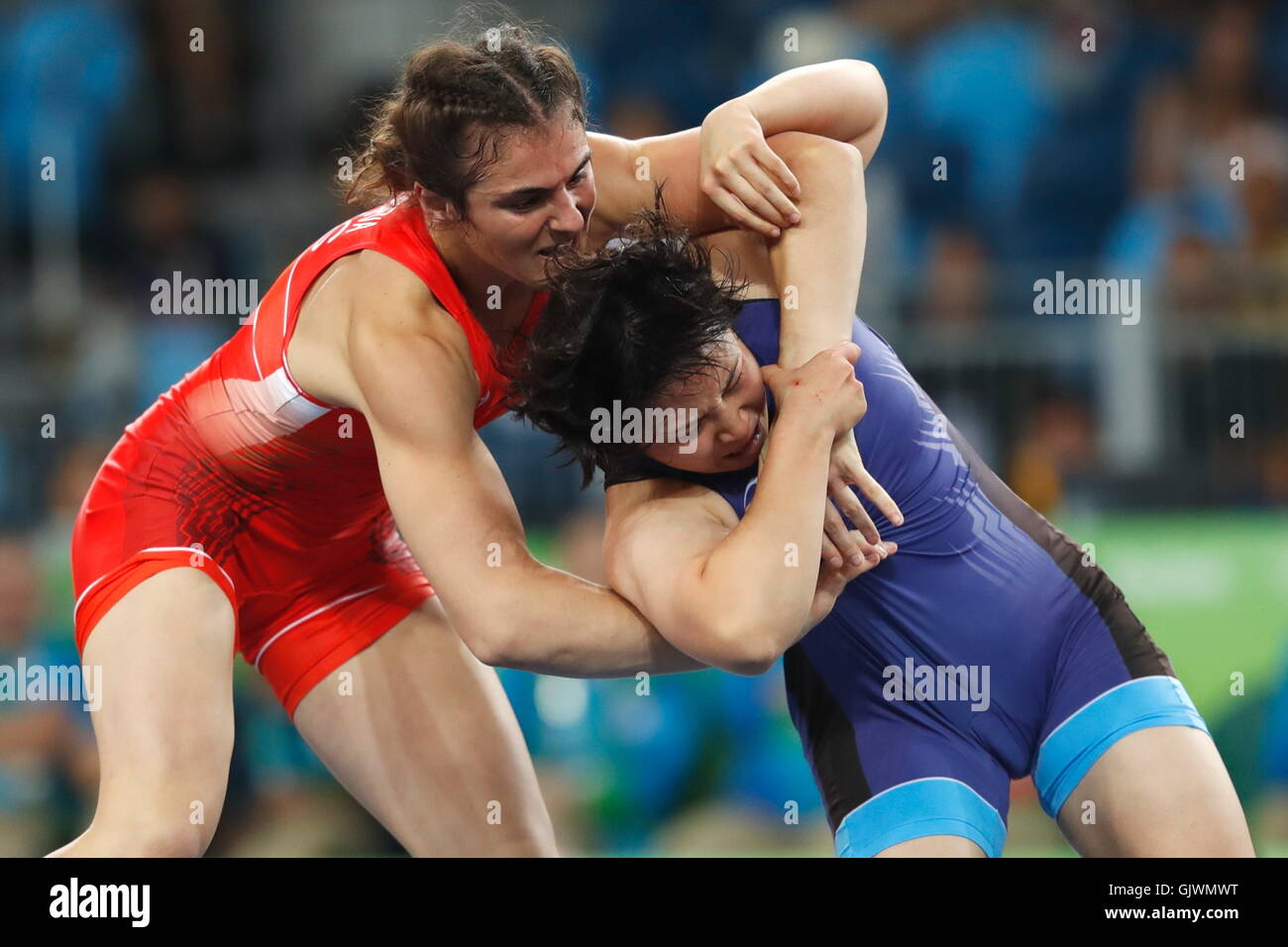Rio de Janeiro, Brazil. 17th Aug, 2016. Sara Dosho (JPN) Wrestling ...