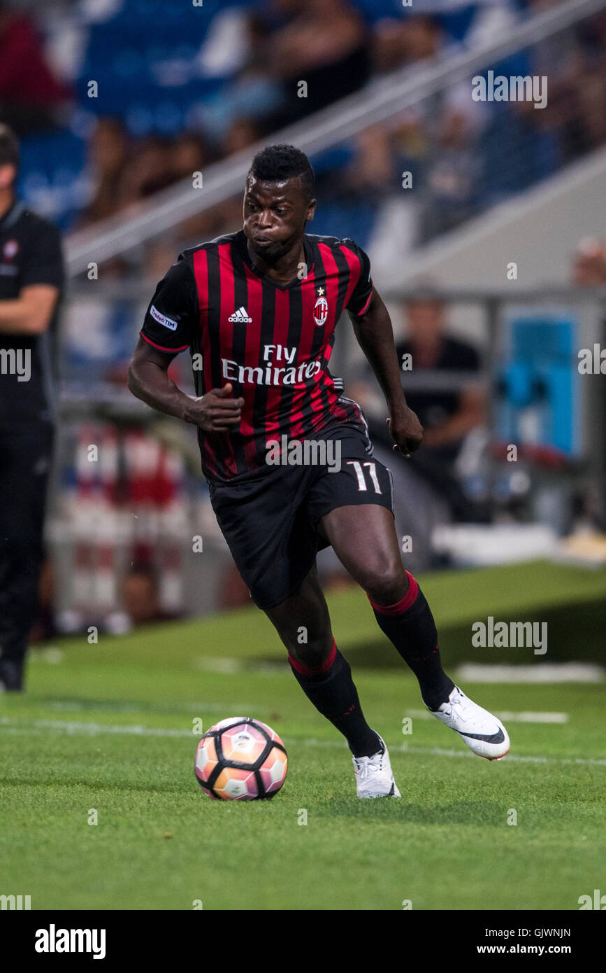 Reggio Emilia, Italy. 10th Aug, 2016. M'Baye Niang (Milan) Football ...