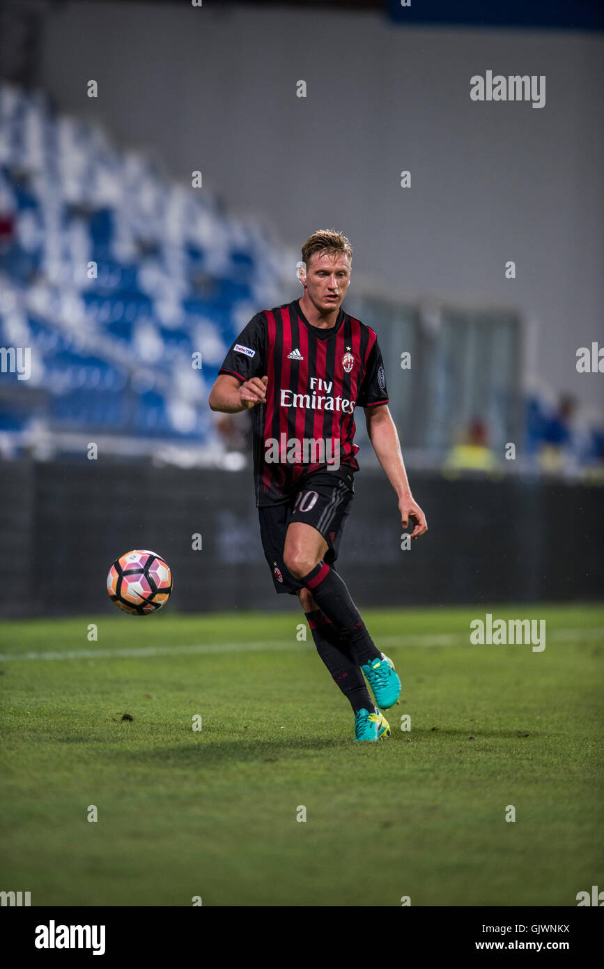 Reggio Emilia, Italy. 10th Aug, 2016. Ignazio Abate (Milan) Football ...