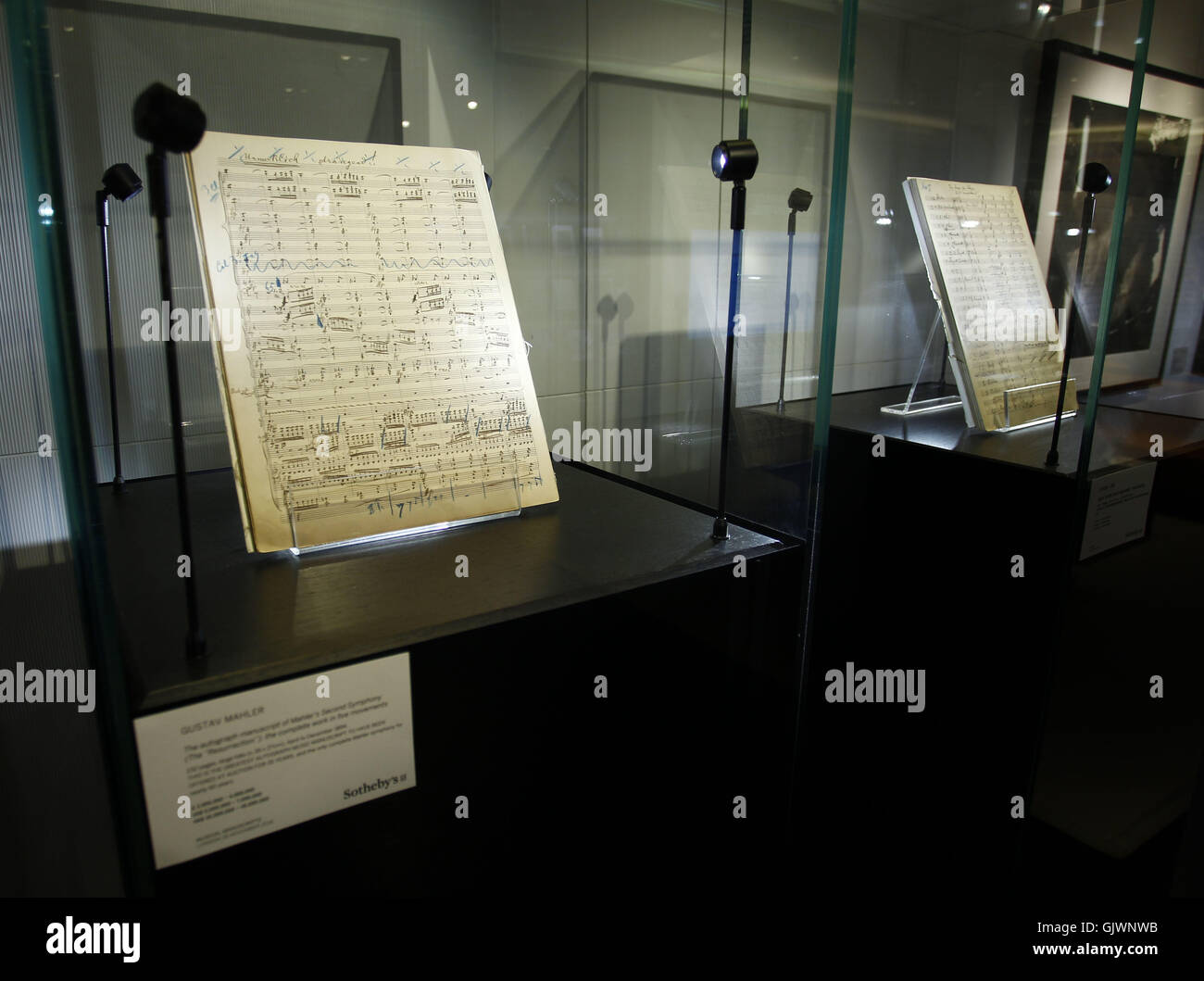 Original complete manuscript of Symphony No.2 RESURRECTION composed by ...