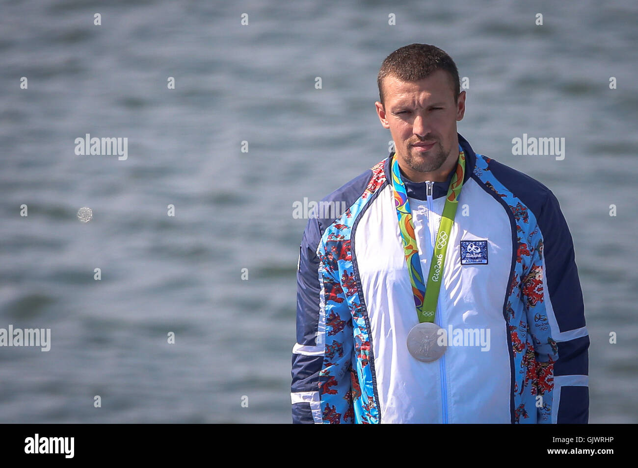 Rio de Janeiro, Brazil. 18th August, 2016. RIO 2016 OLYMPICS CANOE SPRINT - Silver: Demyanenko ...