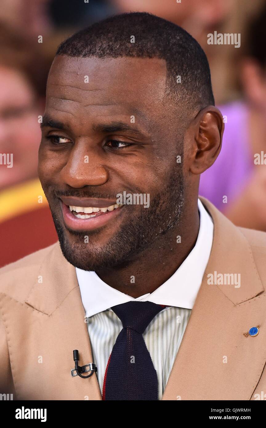 New York, NY, USA. 18th Aug, 2016. LeBron James, at Good Morning ...