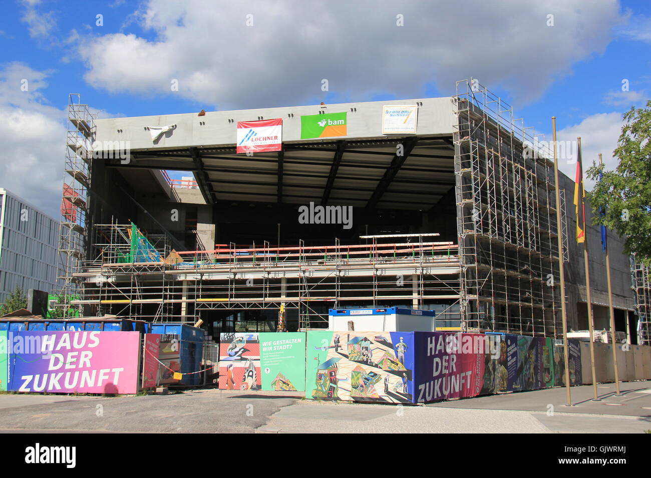 Berlin, Germany. 17th Aug, 2016. The Futurium (House of the Future) is ...