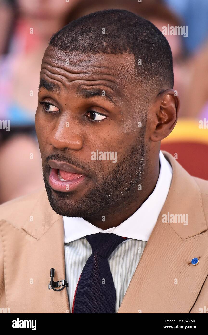 New York, NY, USA. 18th Aug, 2016. LeBron James, at Good Morning ...