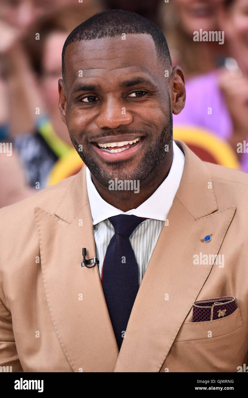 New York, NY, USA. 18th Aug, 2016. LeBron James, at Good Morning ...