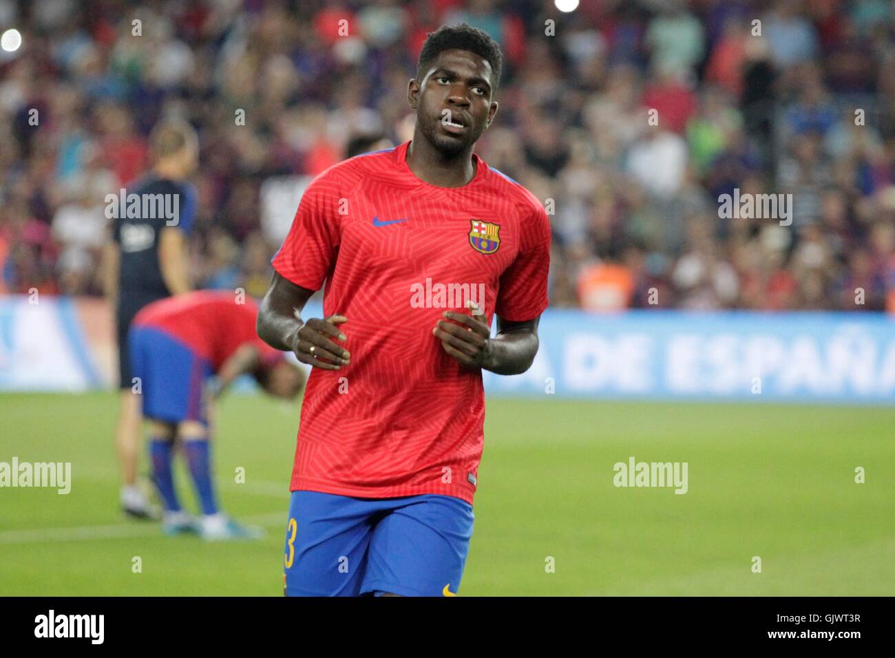 Nou Camp, Barcelona, Spain. 17th Aug, 2016. Spanish Super Cup football ...