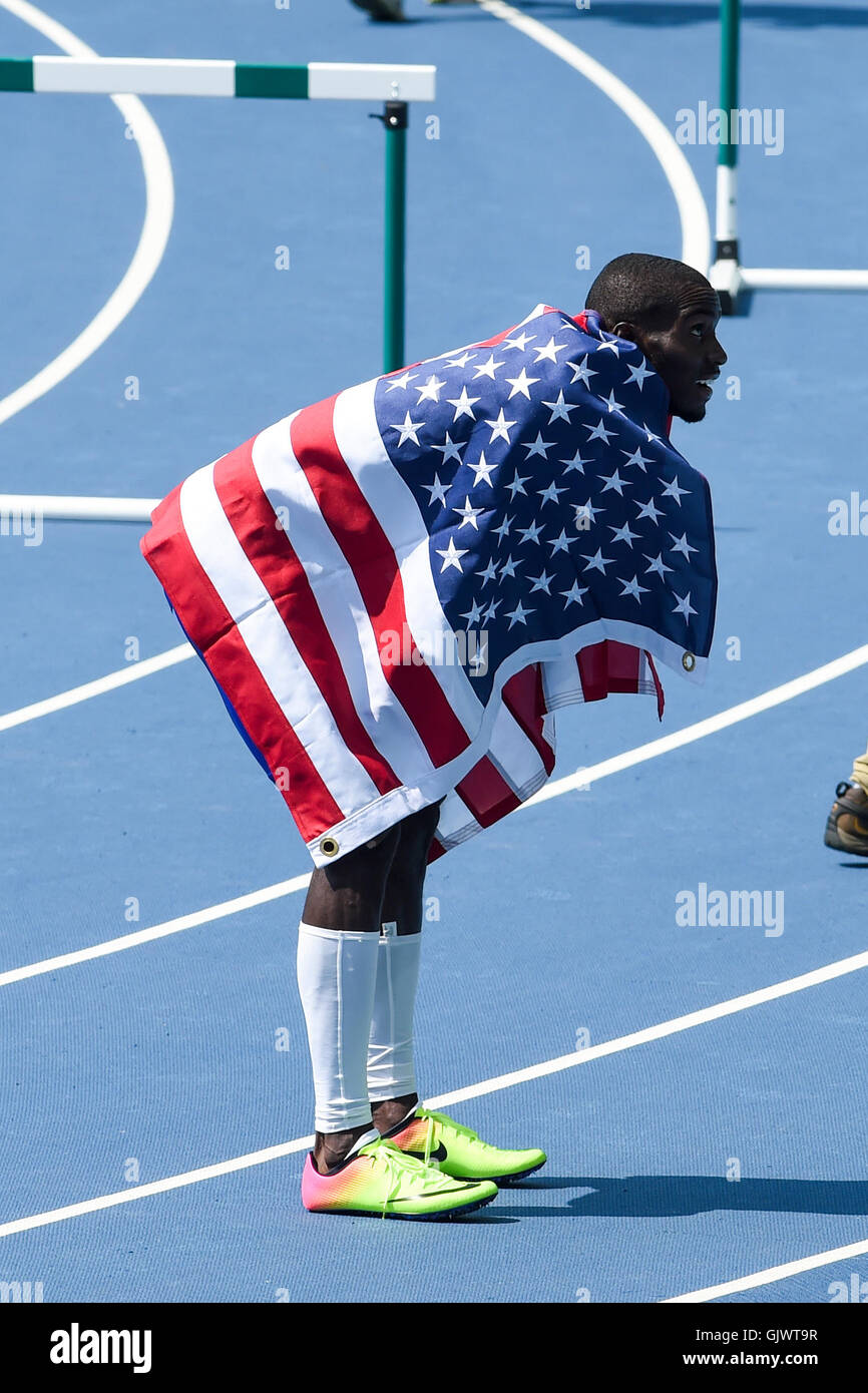 Rio olympics kerron clement hi-res stock photography and images - Alamy