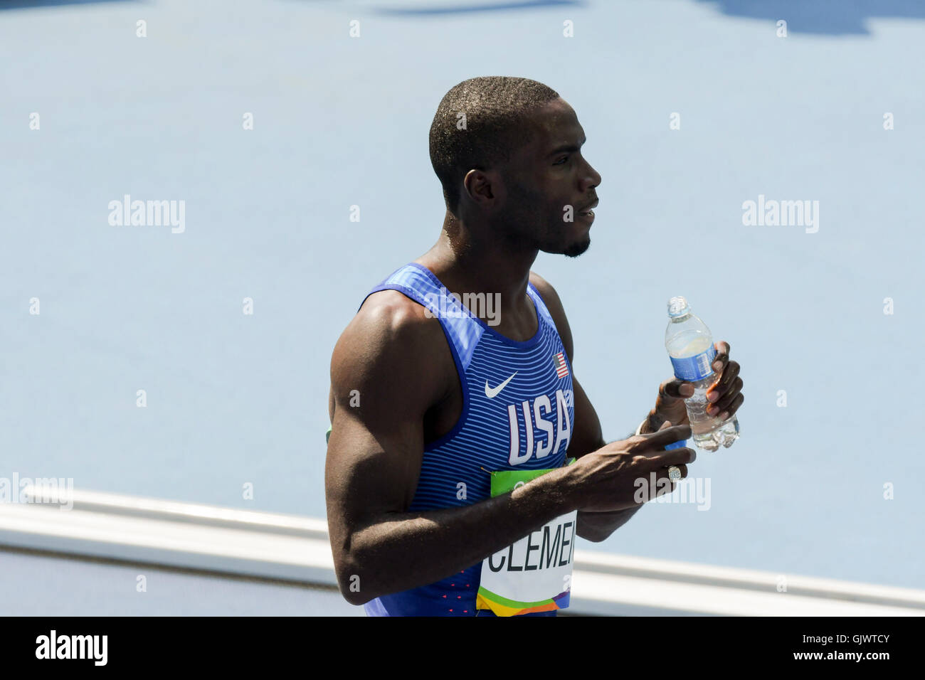 Rio olympics kerron clement hi-res stock photography and images - Alamy