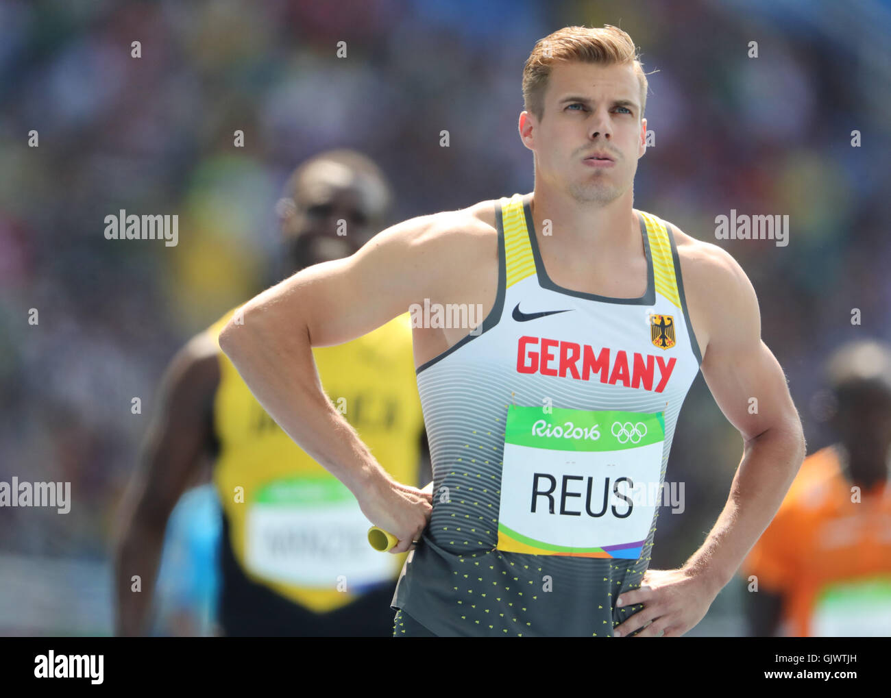 Rio de Janeiro, Brazil. 18th Aug, 2016. Julian Reus of Germany during ...