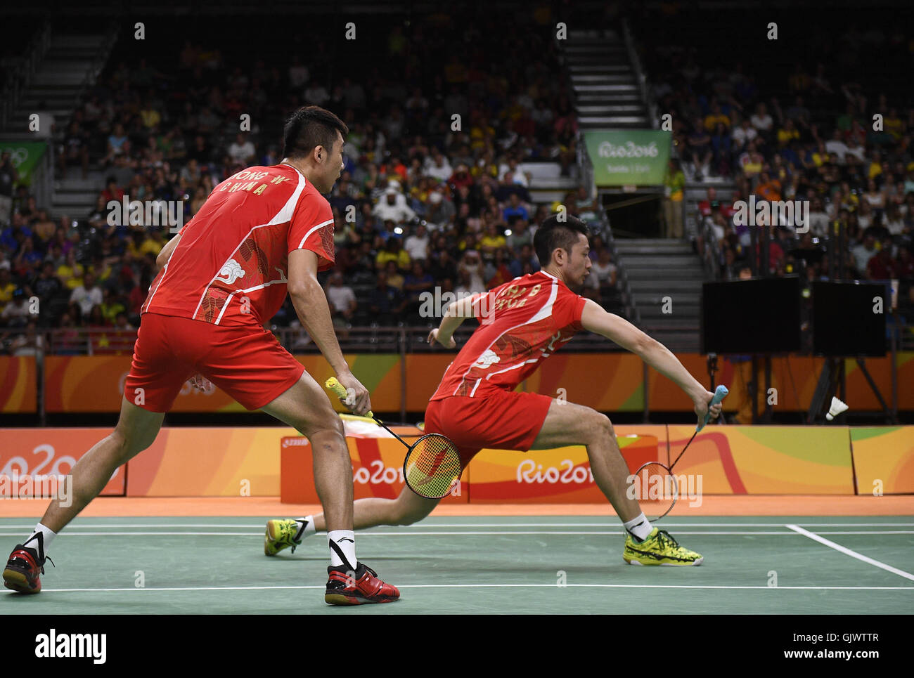 Rio De Janeiro, Brazil. 18th Aug, 2016. China's Chai Biao and Hong Wei ...