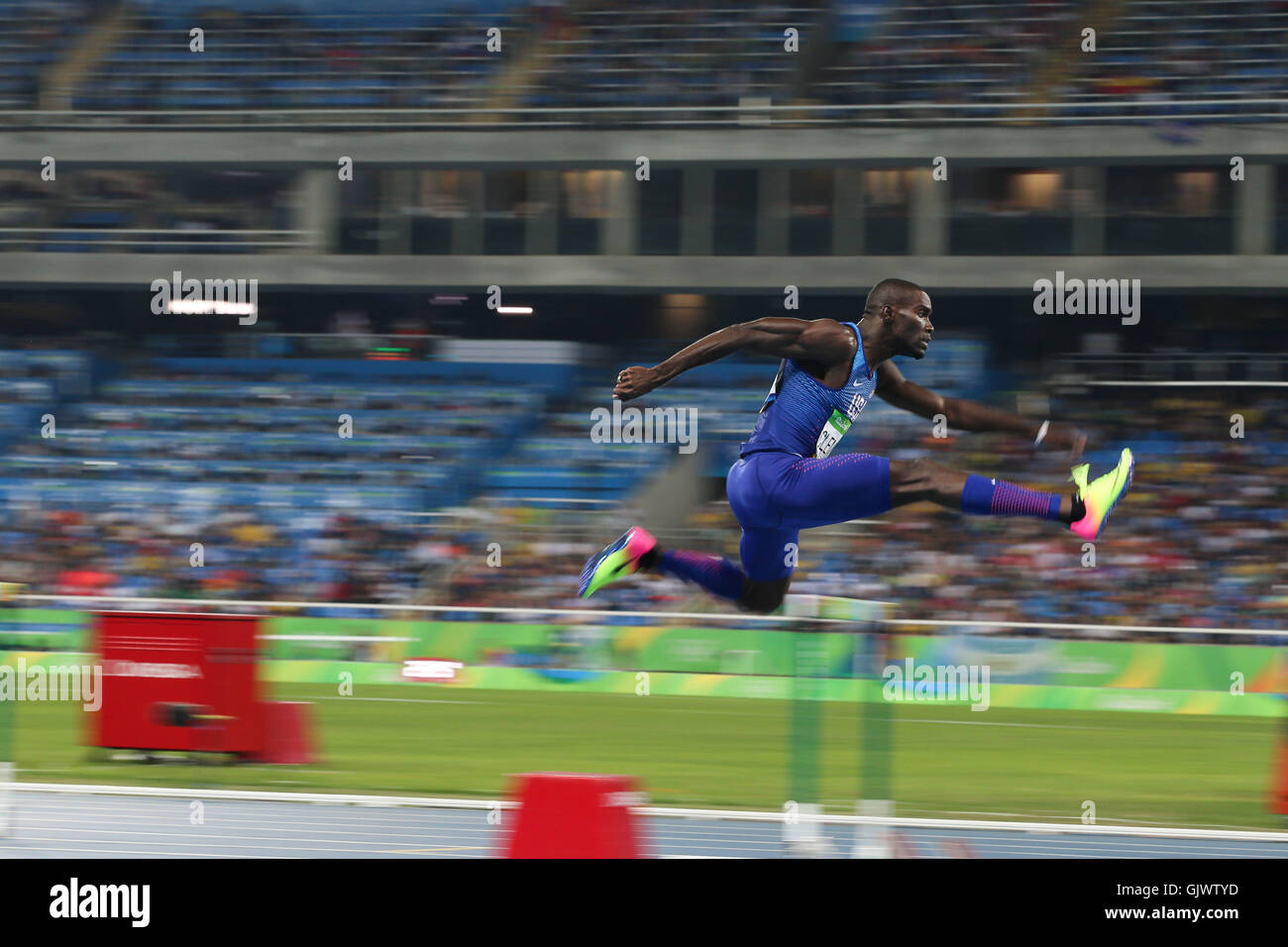 Rio olympics kerron clement hi-res stock photography and images - Alamy