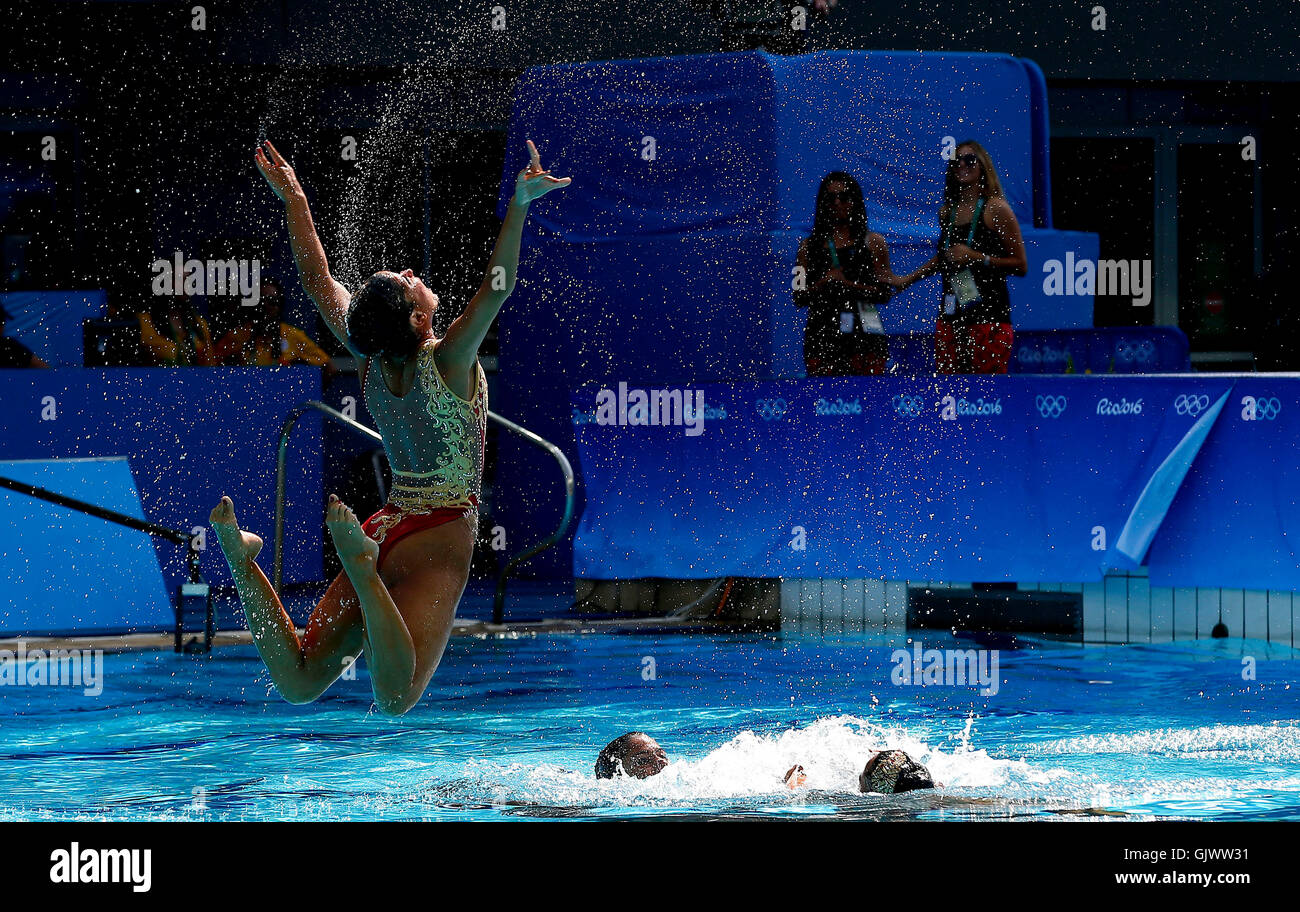 Rio de Janeiro, Brazil. 18th August, 2016. OLYMPICS 2016 SYNCHRONIZED ...