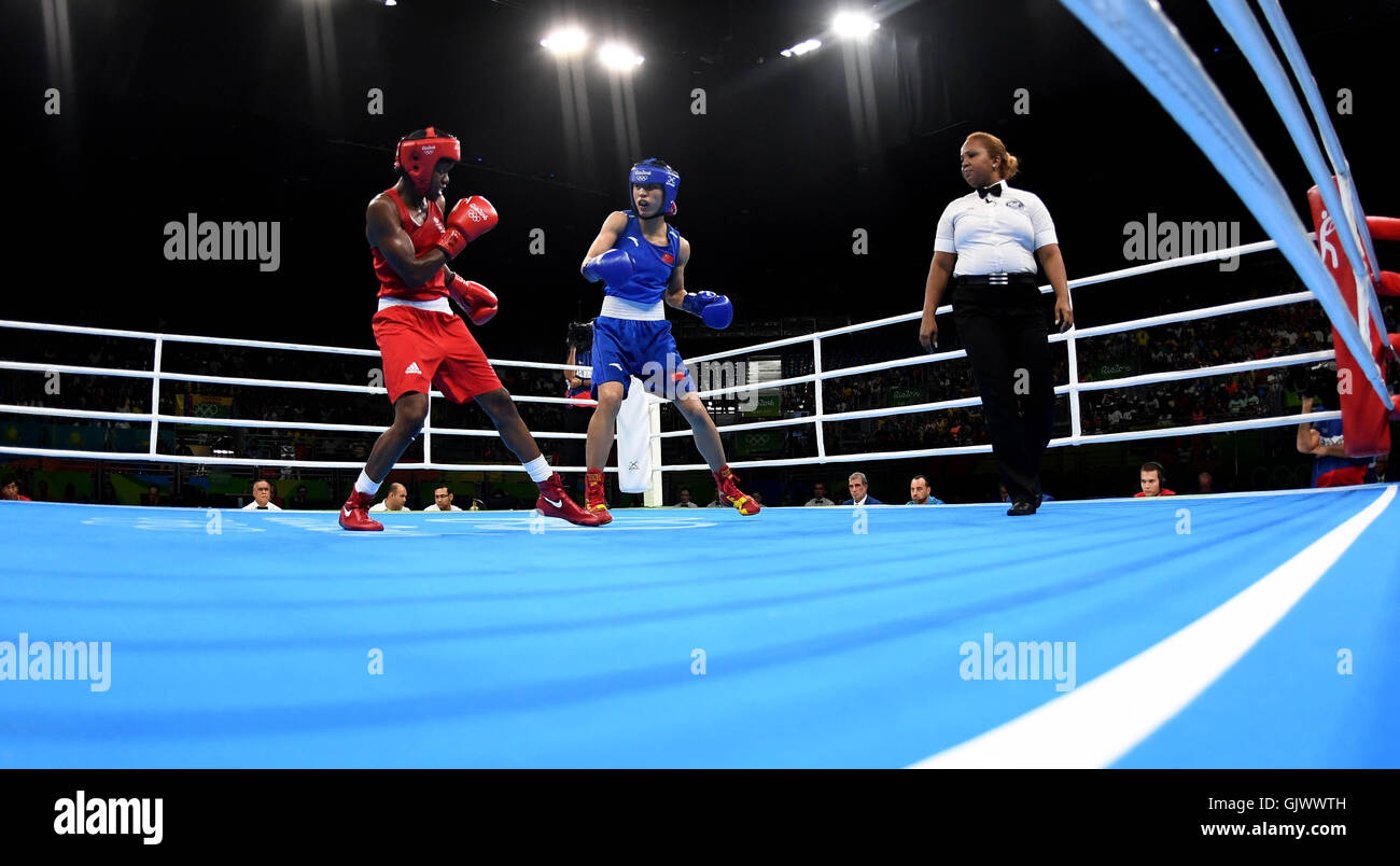 Rio De Janeiro, Brazil. 18th Aug, 2016. Nicola Adams of Great Britain ...