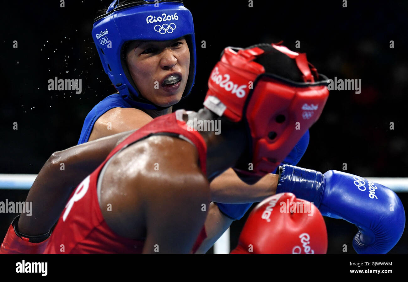 Rio De Janeiro, Brazil. 18th Aug, 2016. Nicola Adams of Great Britain ...