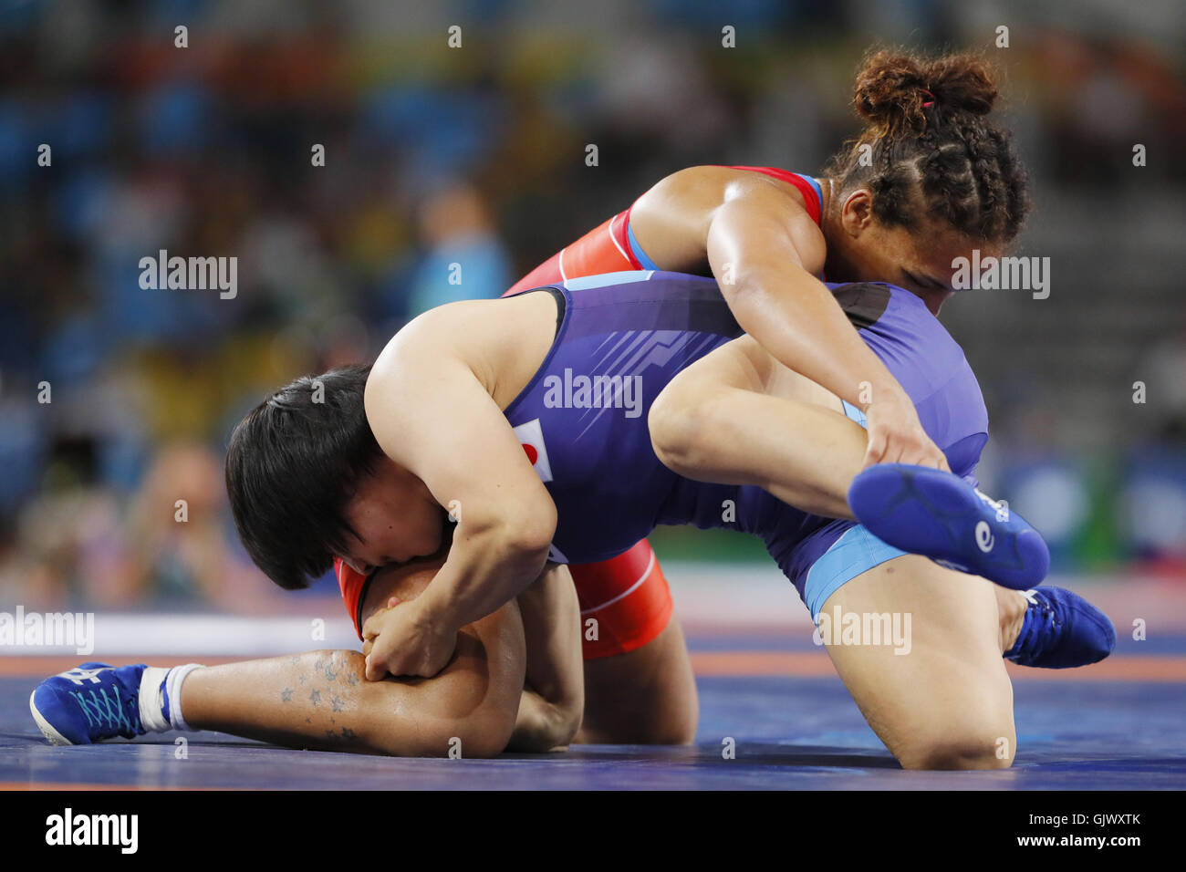 Rio de Janeiro, Brazil. 18th Aug, 2016. Rio Watari (JPN) Wrestling ...