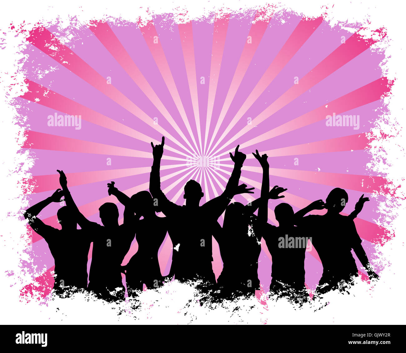 disco hand music Stock Photo - Alamy