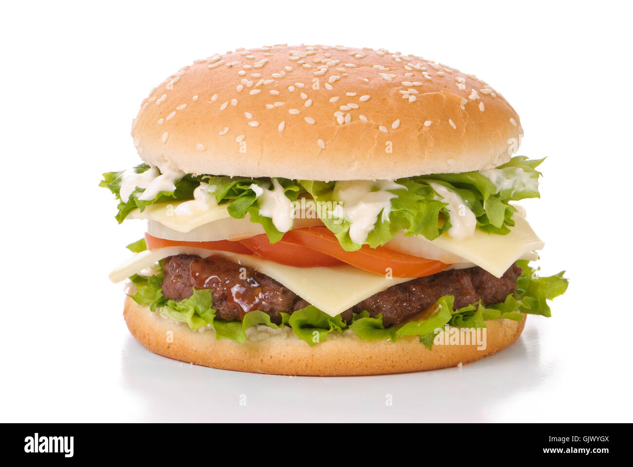 hamburger burger cheeseburger Stock Photo - Alamy