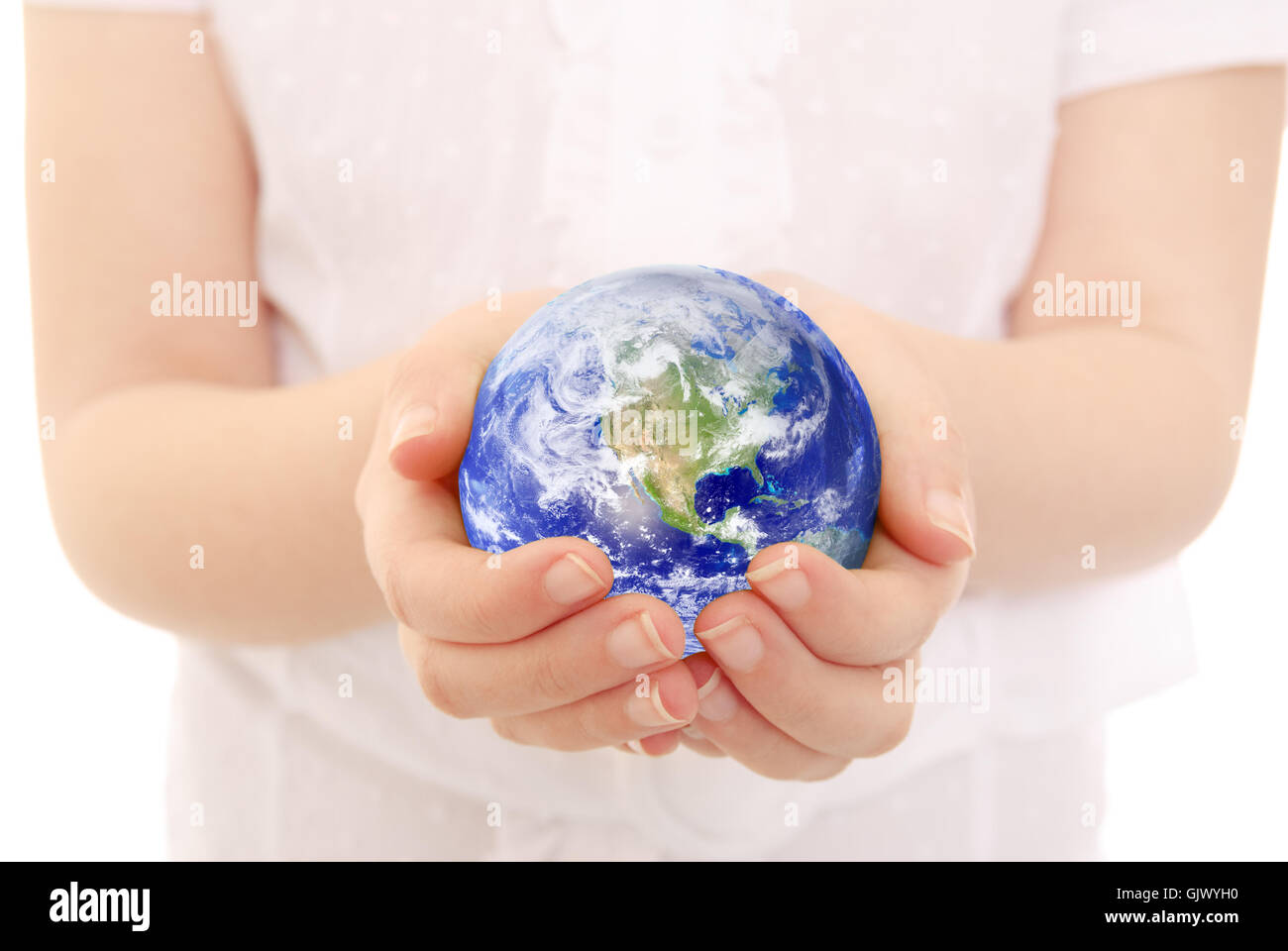 Hands Cupping The World