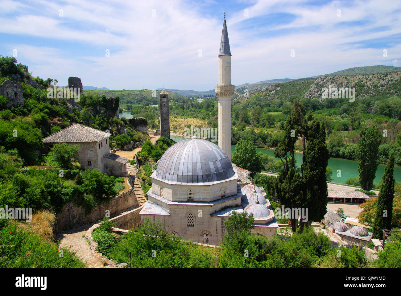 pocitelj mosque - pocitelj mosque 06 Stock Photo - Alamy