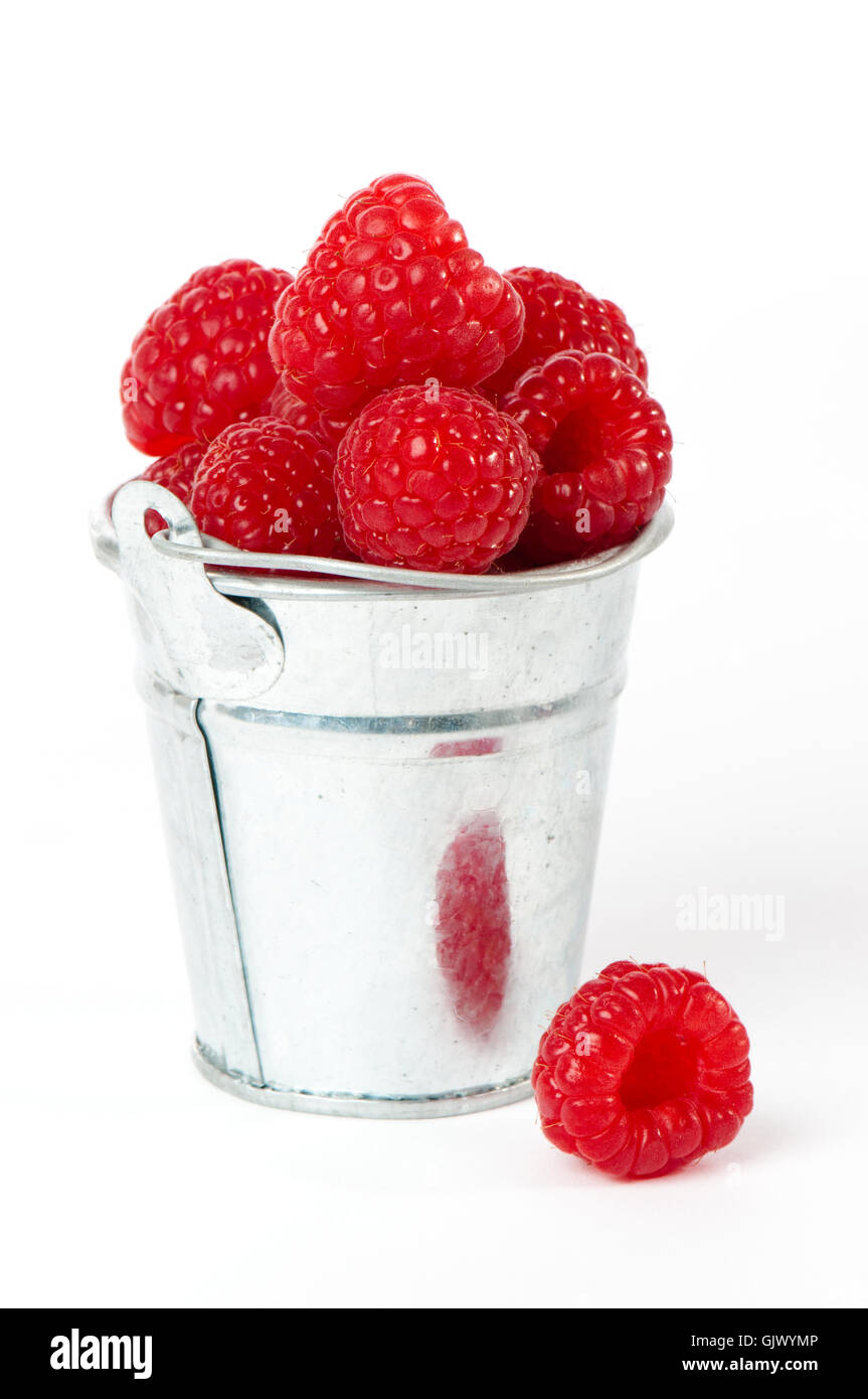 ripe raspberries group Stock Photo - Alamy