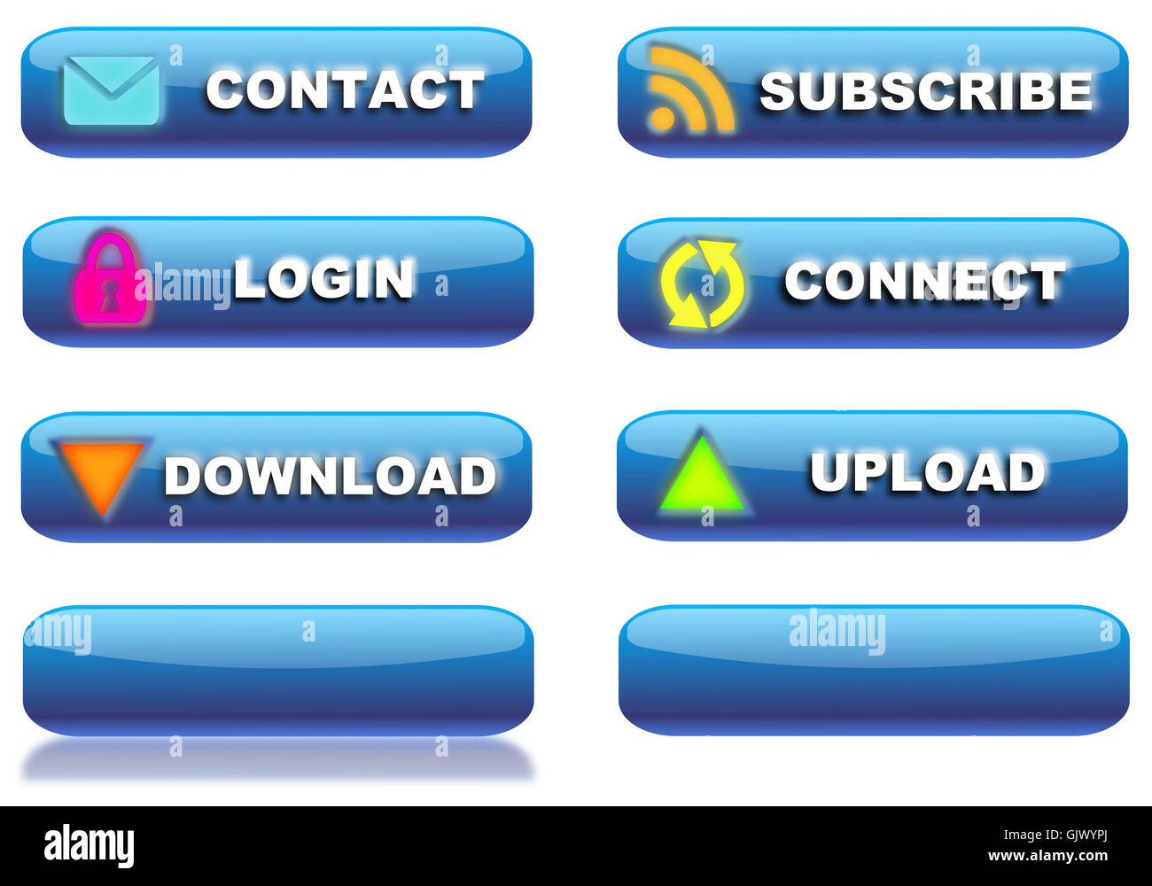 blue symbols icons Stock Photo - Alamy