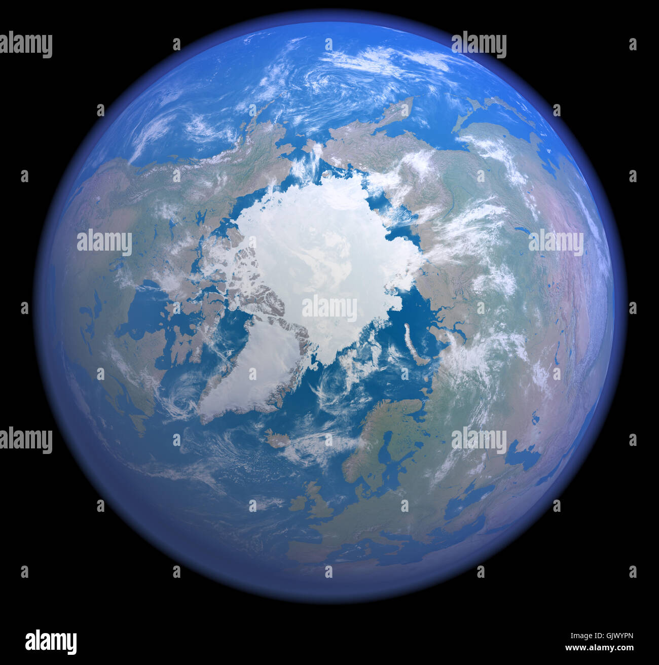 Glacier north pole hi-res stock photography and images - Alamy