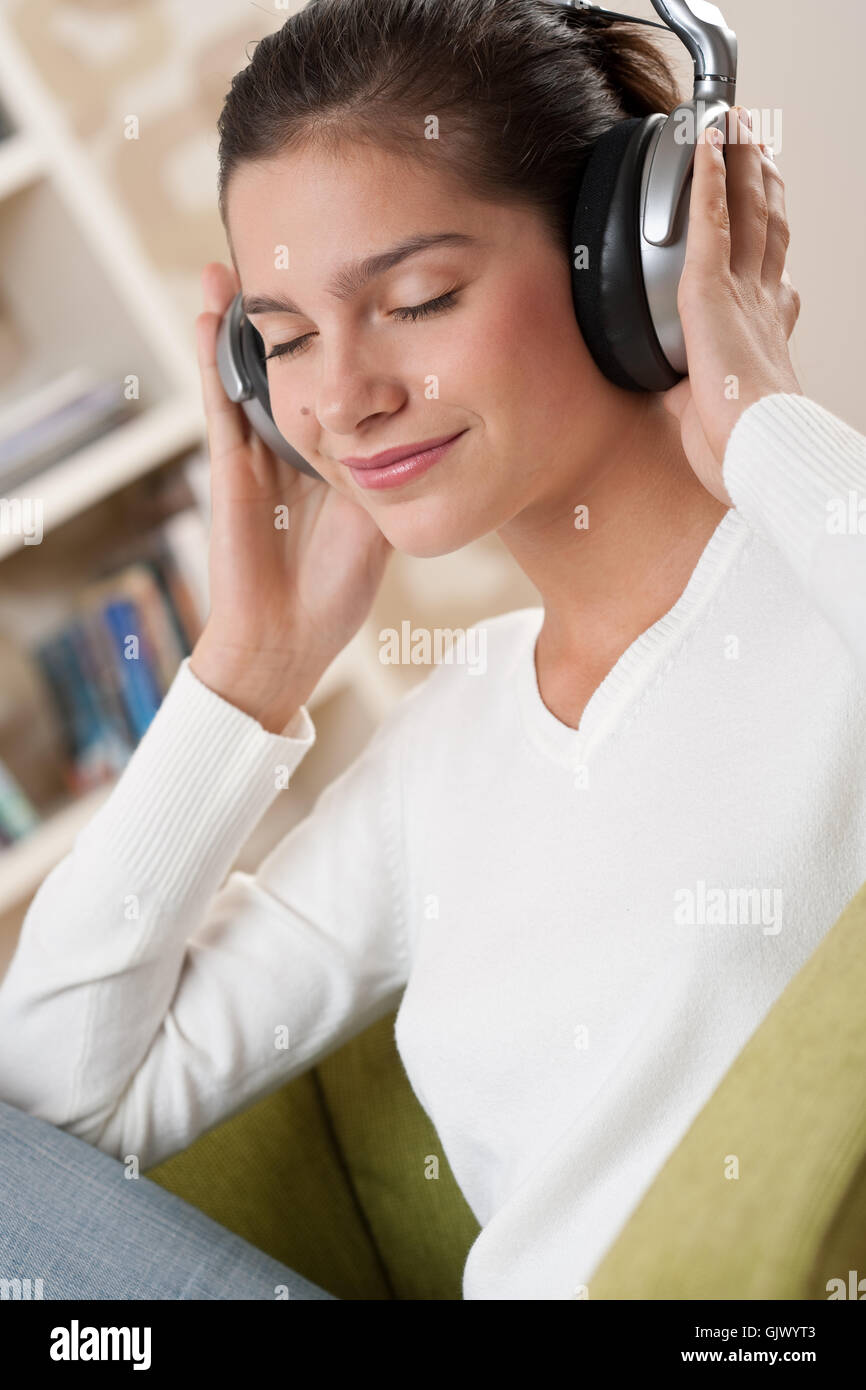 woman music lifestyle Stock Photo - Alamy