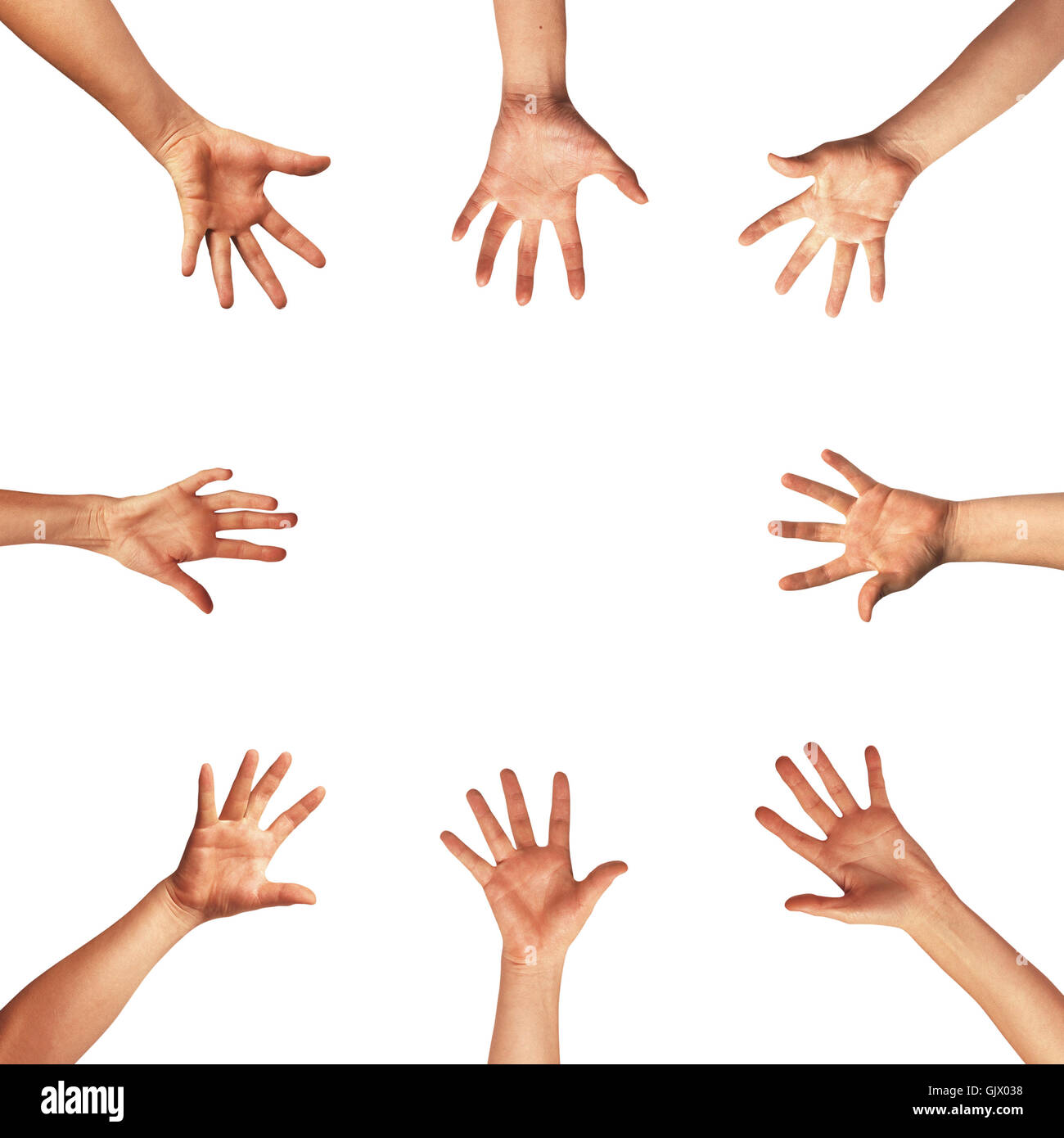 eight teamwork assistance Stock Photo - Alamy