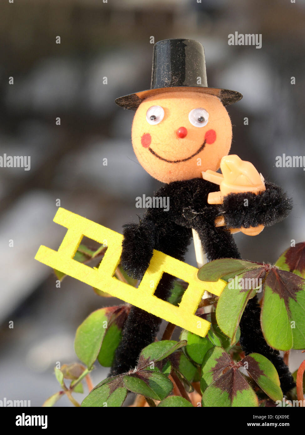 Chimney sweep with a ladder hi-res stock photography and images - Alamy