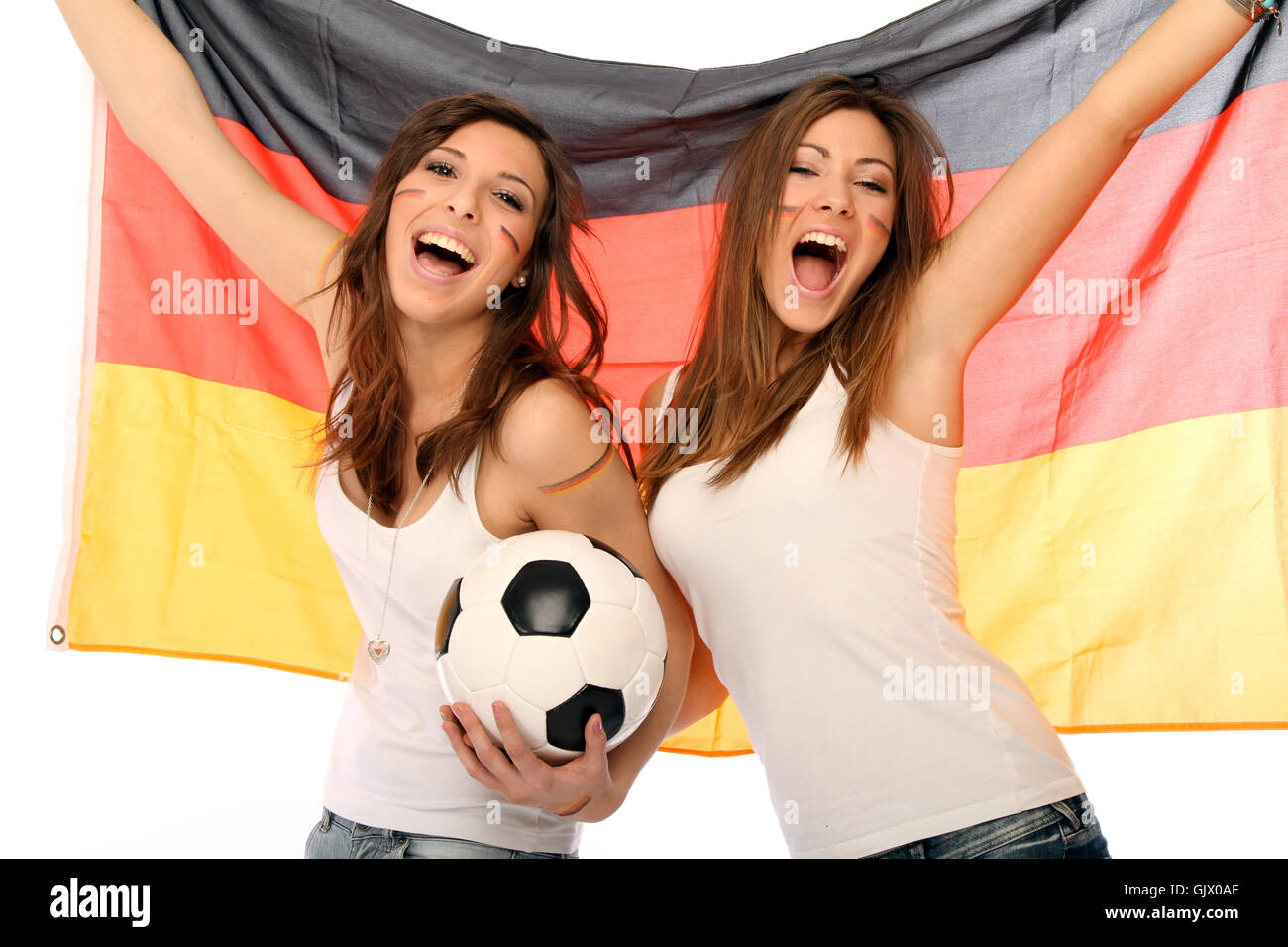 Black girls football fan hi-res stock photography and images - Alamy