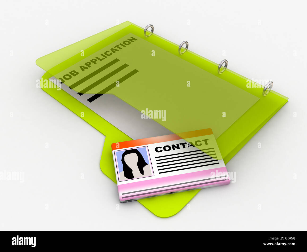 Job application card hi-res stock photography and images - Alamy