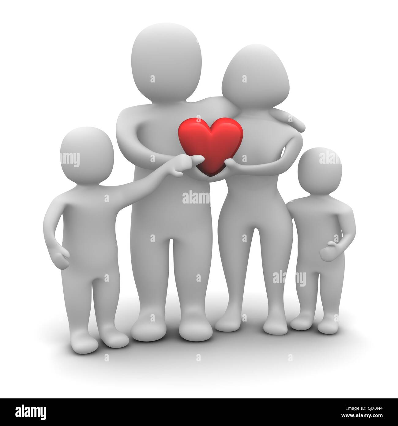 Loving family clipart hi-res stock photography and images - Alamy