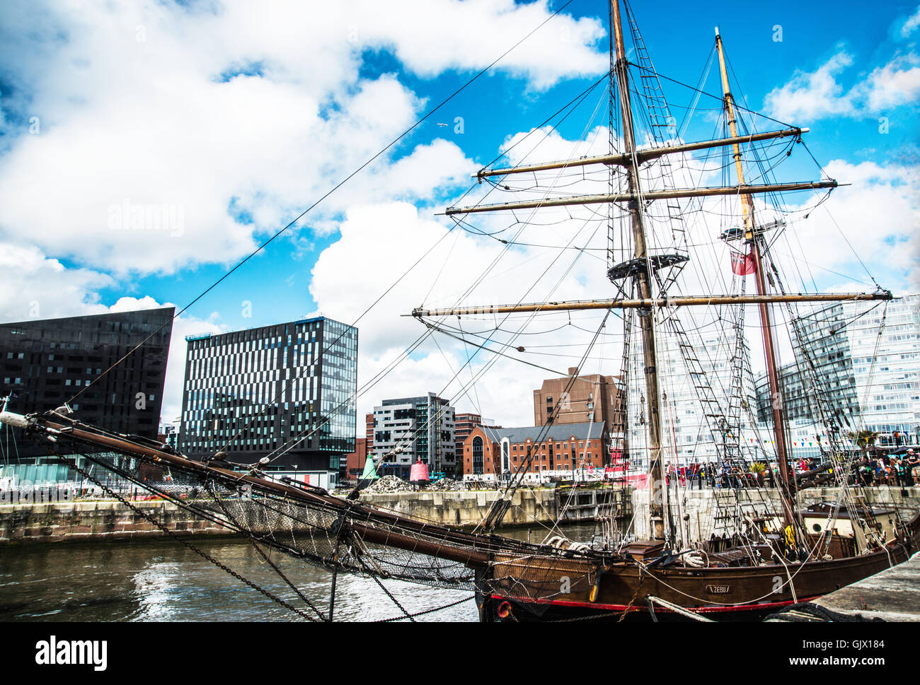 Ship safe in the Harbour Tied up safe from the sea Ray Boswell Stock ...
