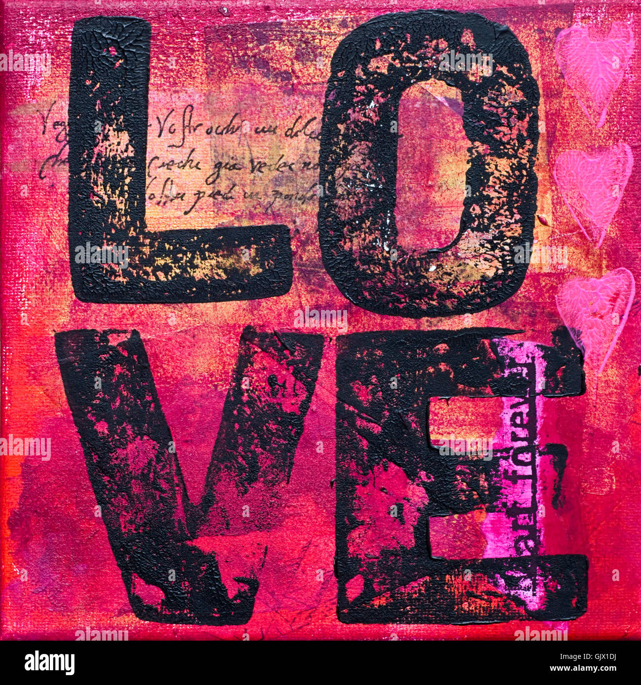 Love painting hi-res stock photography and images - Alamy