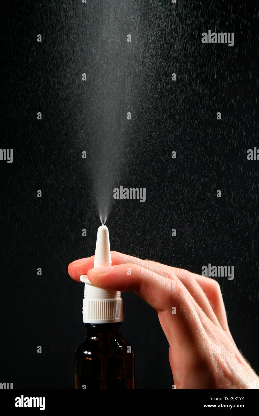 medicinally medical atomizer Stock Photo - Alamy