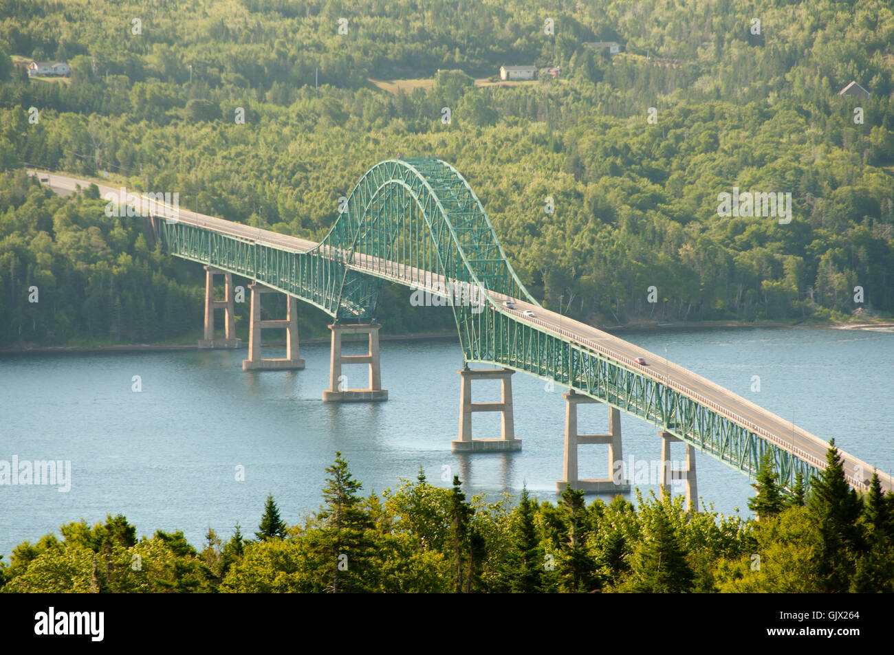 Seal Island Bridge - Nova Scotia - Canada Stock Photo - Alamy