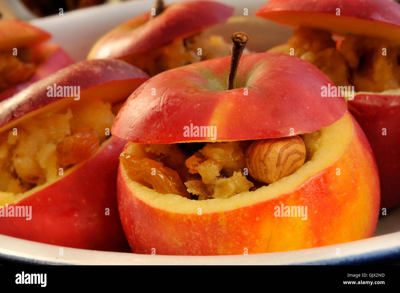 baked apple raw Stock Photo - Alamy
