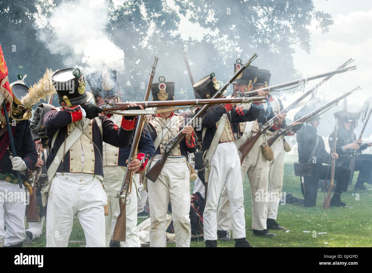 21st eme Regiment de Ligne on the battlefield of a Napoleonic war ...