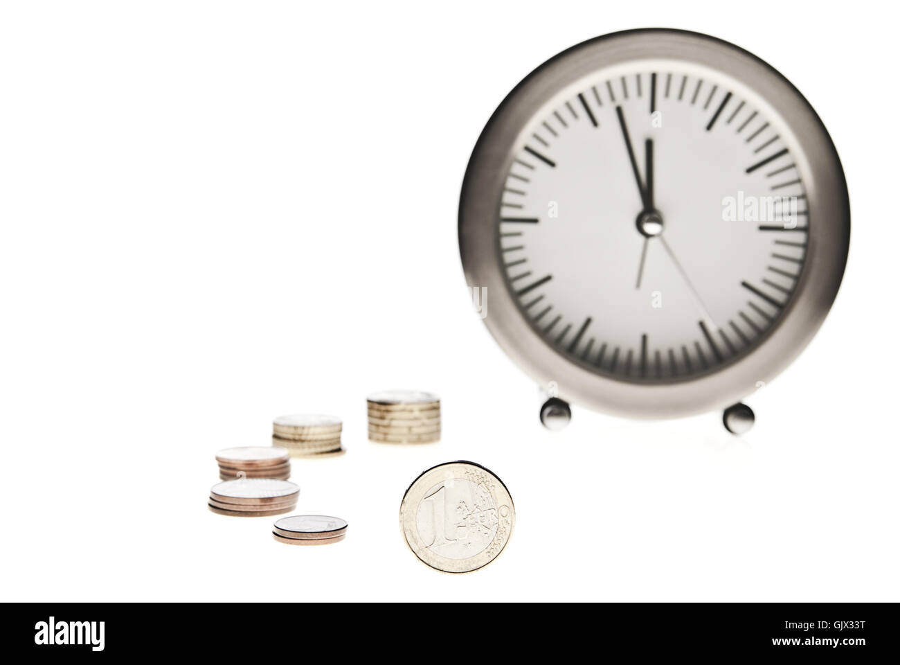 Alarm clock in market Cut Out Stock Images & Pictures - Alamy