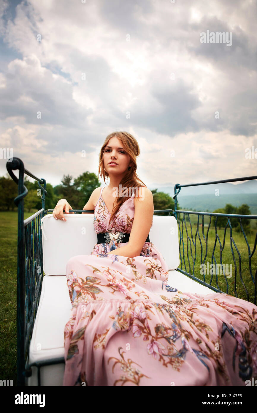 lady coloured colourful Stock Photo - Alamy