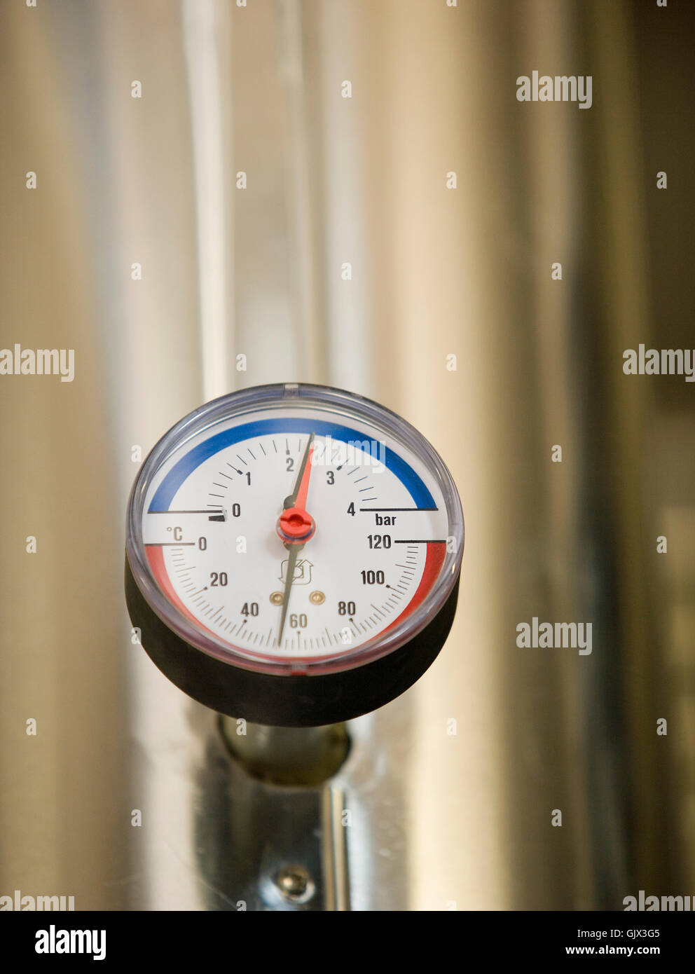 meter in the boiler room Stock Photo - Alamy