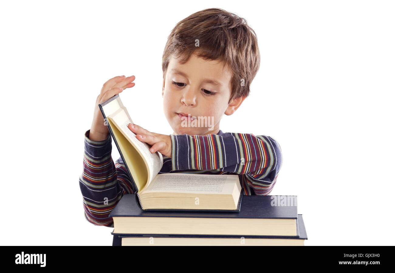 read adorable book Stock Photo - Alamy