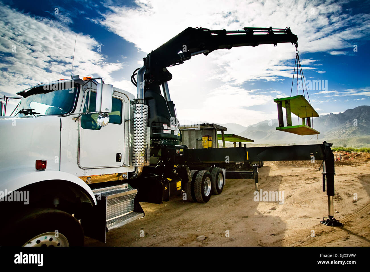 industry wagon construction Stock Photo - Alamy