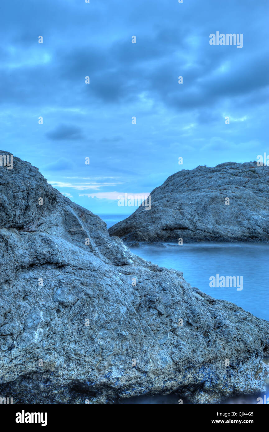 The night sea Stock Photo - Alamy