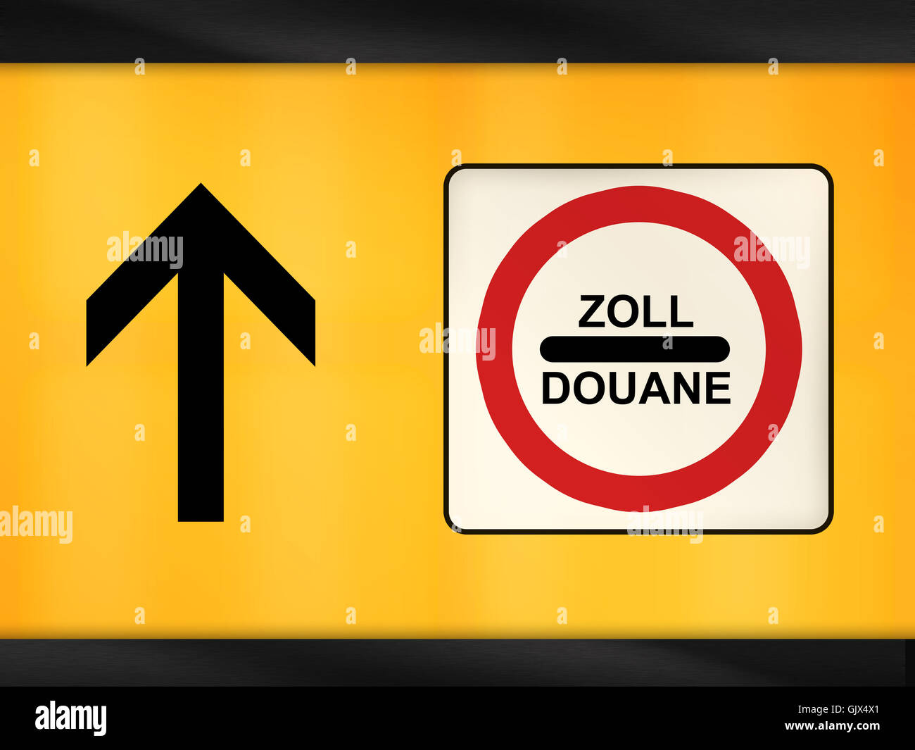 Douane sign hi-res stock photography and images - Alamy