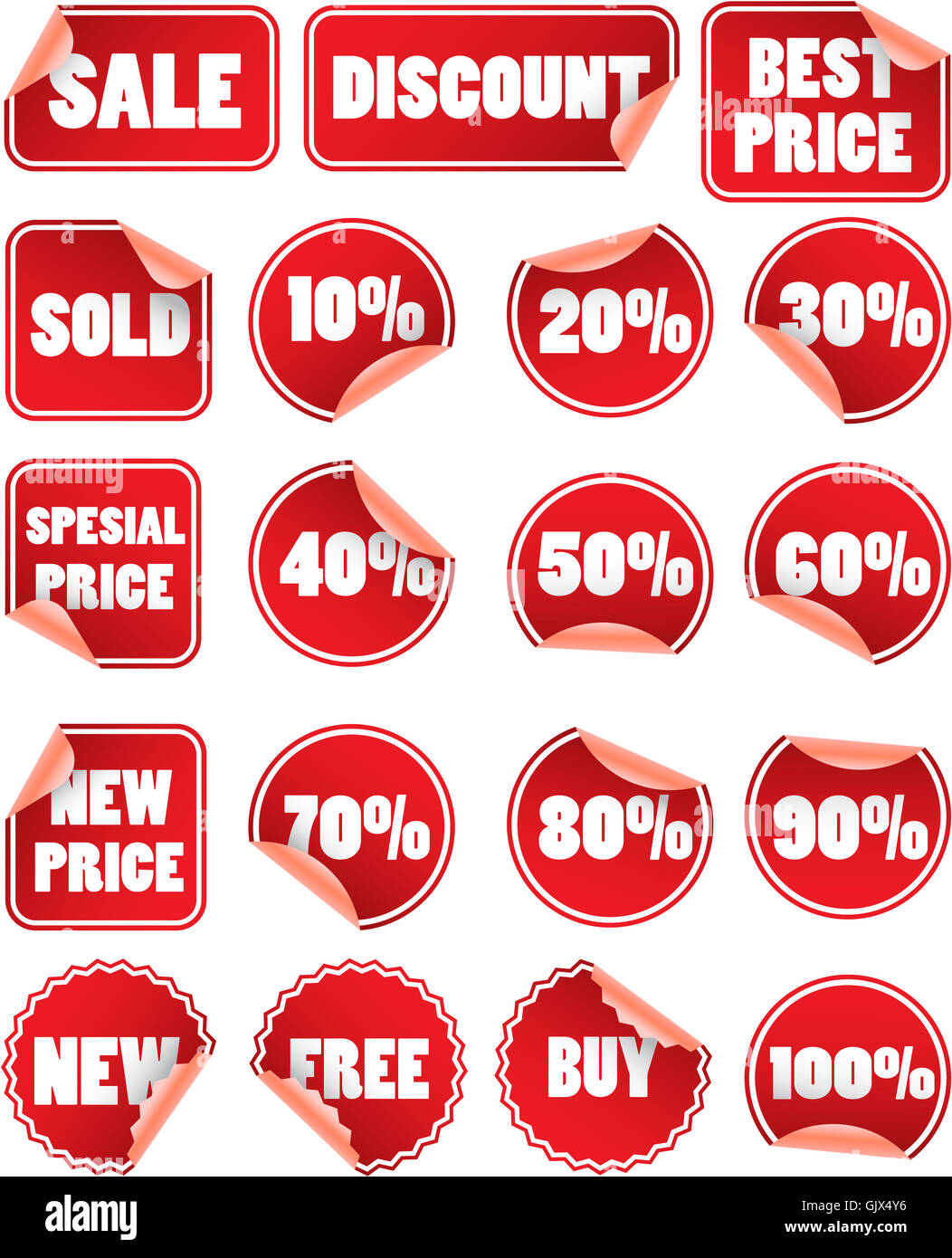 illustration sale price Stock Photo - Alamy