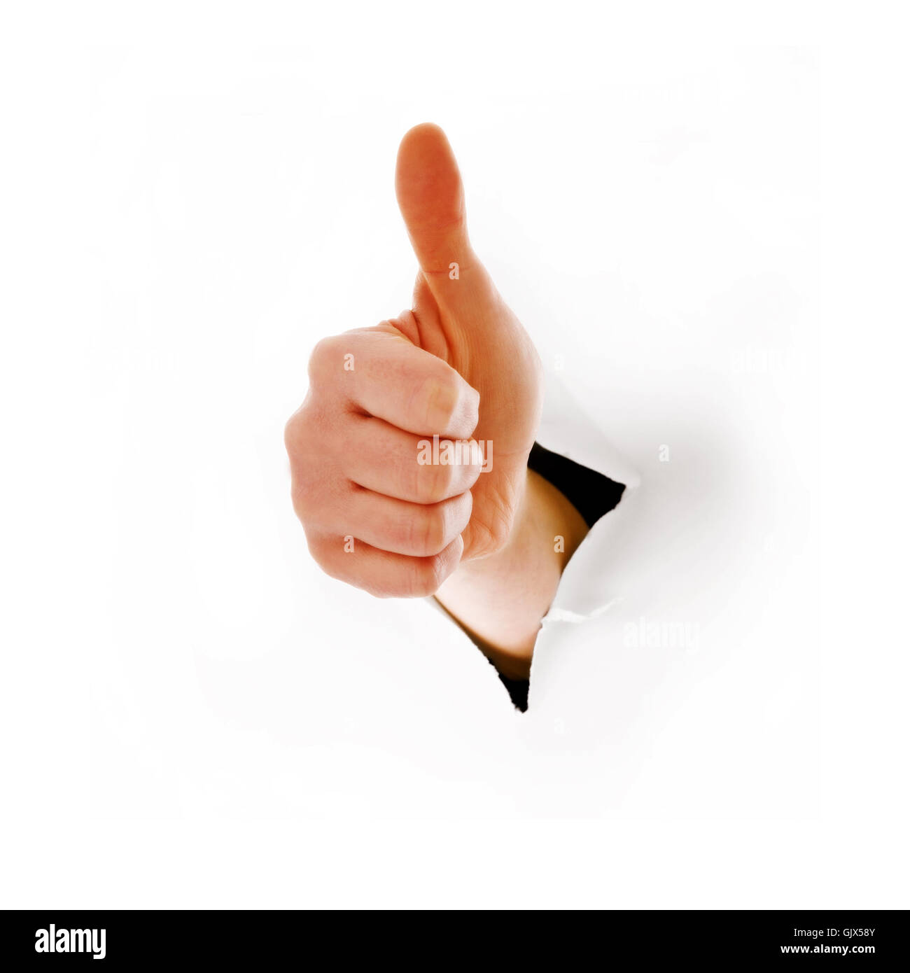 hand fist positive Stock Photo - Alamy